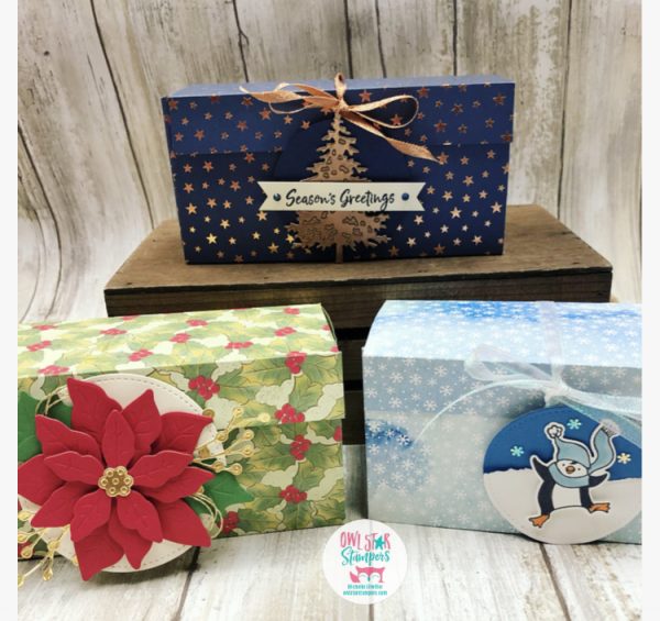 Making a Beautiful DIY Stampin’ Up! Holiday Gift Box
