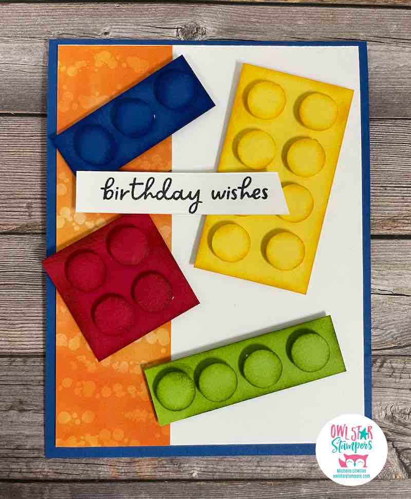 Making a Really Cute Lego Stampin’ Up! Birthday Card