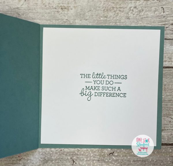 Making a Stampin’ Up! Book Binding Fun Fold Card