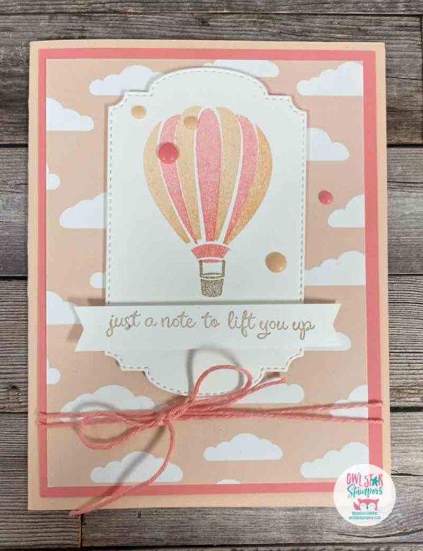 Making 3 Cards Using the Stampin’ Up! Hot Air Balloon Bundle