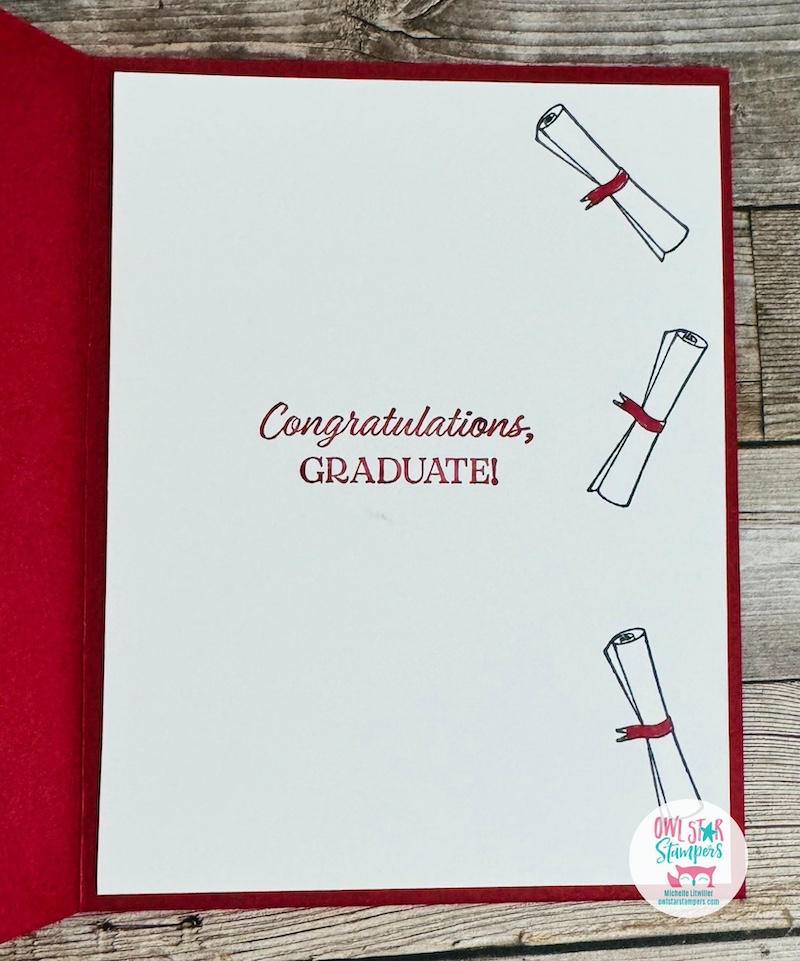 Three Awesome Graduation Cards Featuring the Cap and Gown Stamp Set