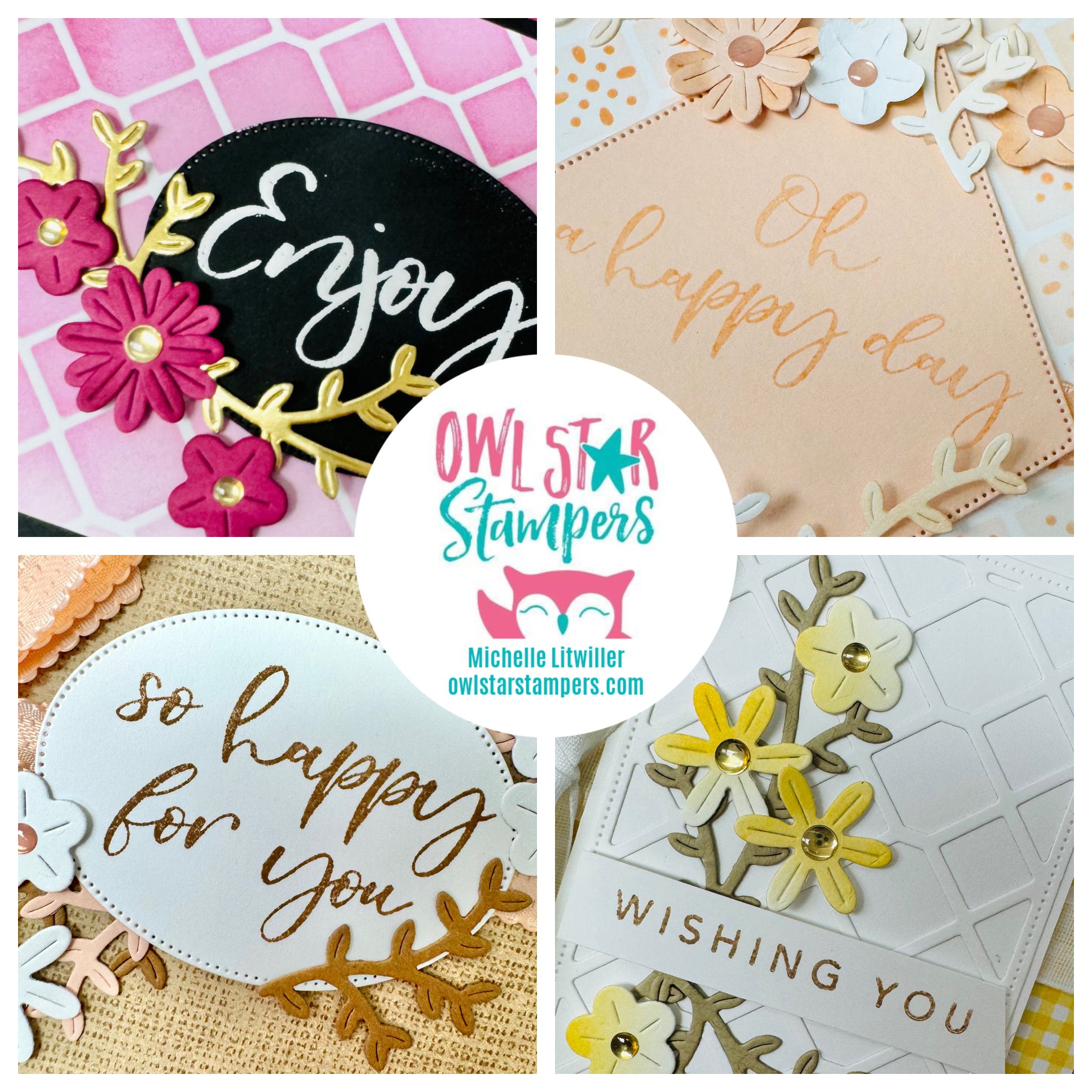 Linked Together Stampin’ Up! Card Class | Make 4 Cards With Me