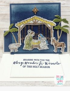 Making an Easel Card with the Peaceful Nativity Bundle