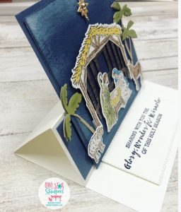Making an Easel Card with the Peaceful Nativity Bundle