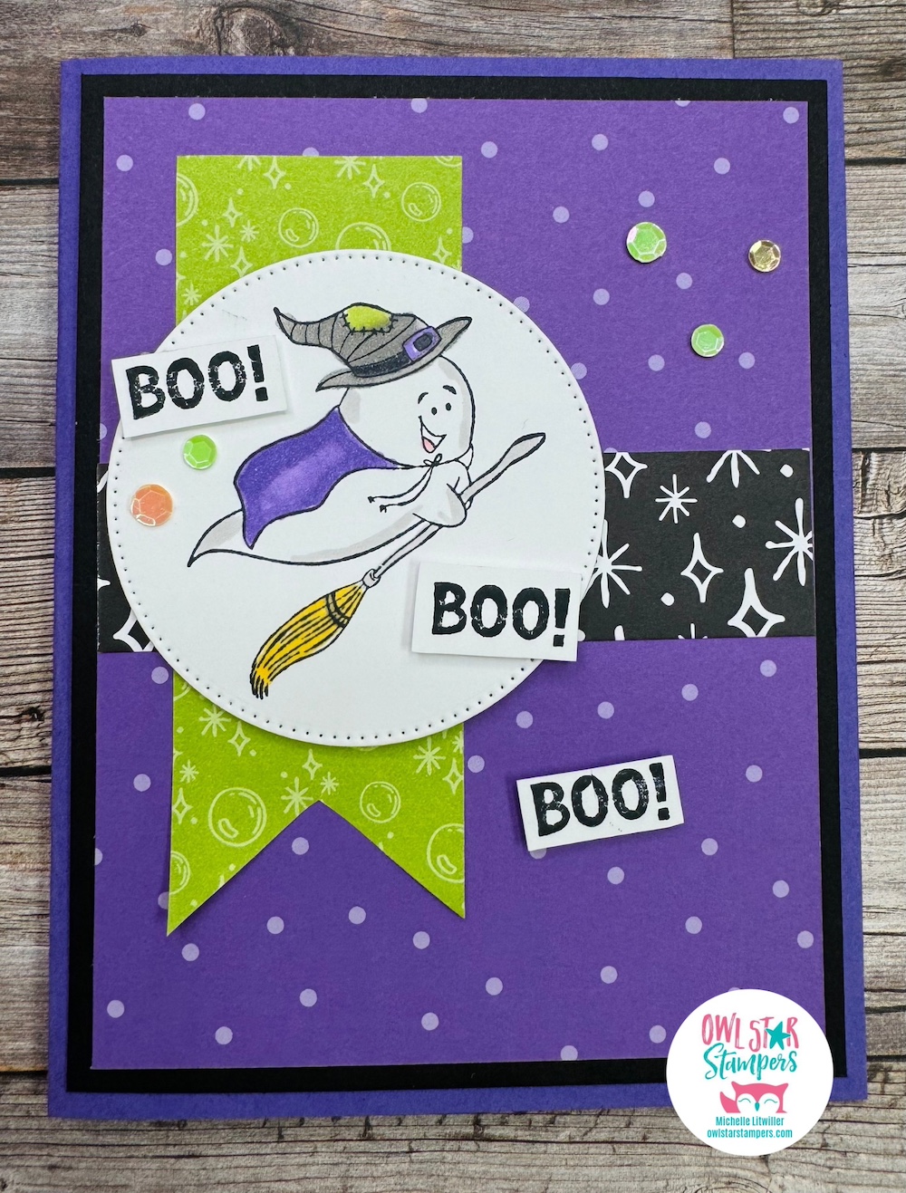 Making Two Adorable Stampin’ Up! Halloween Cards with the Playful Ghosts Stamp Set
