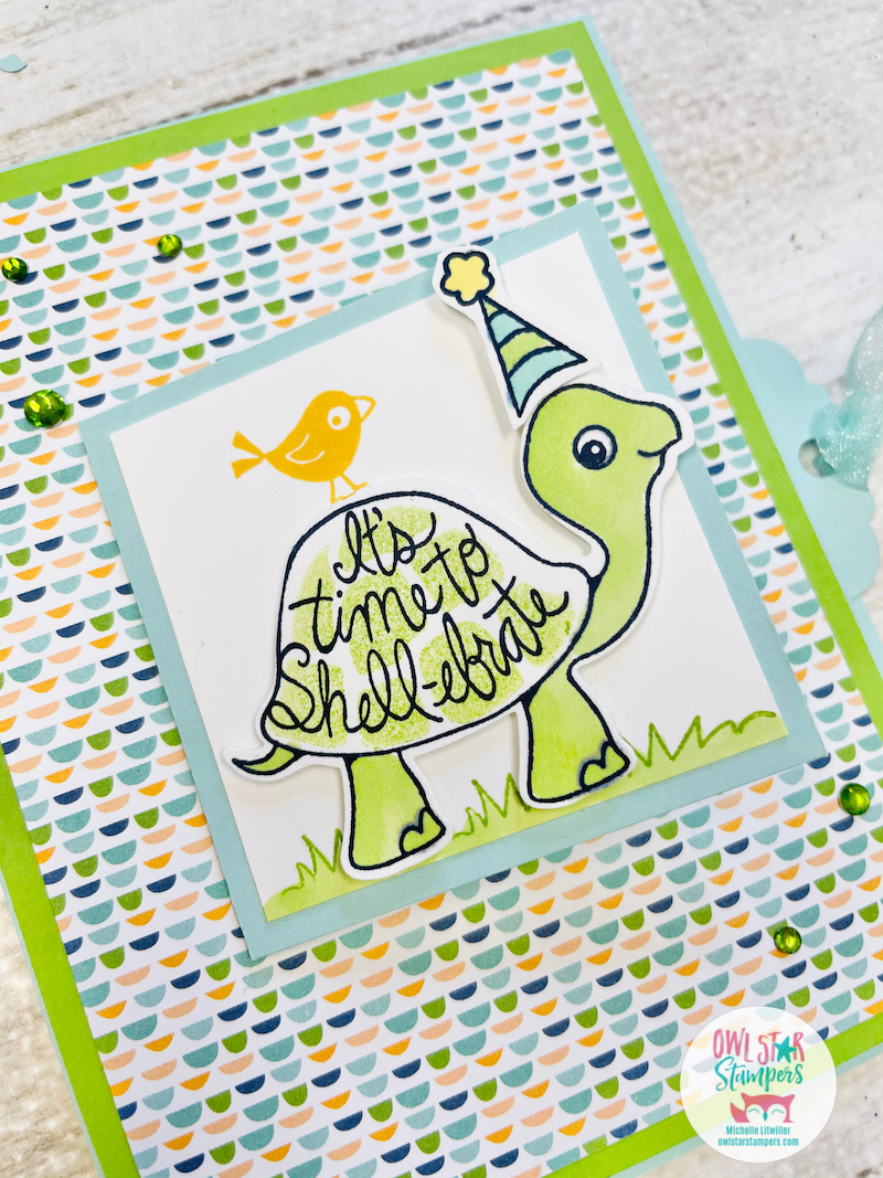 Making a Fun Fold Card with the Stampin’ Up! Turtle Friends Bundle