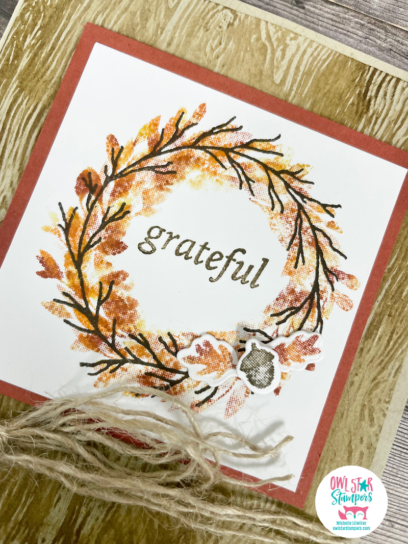 Making Fall and Christmas Cards Using the Cottage Wreaths Stampin’ Up ...