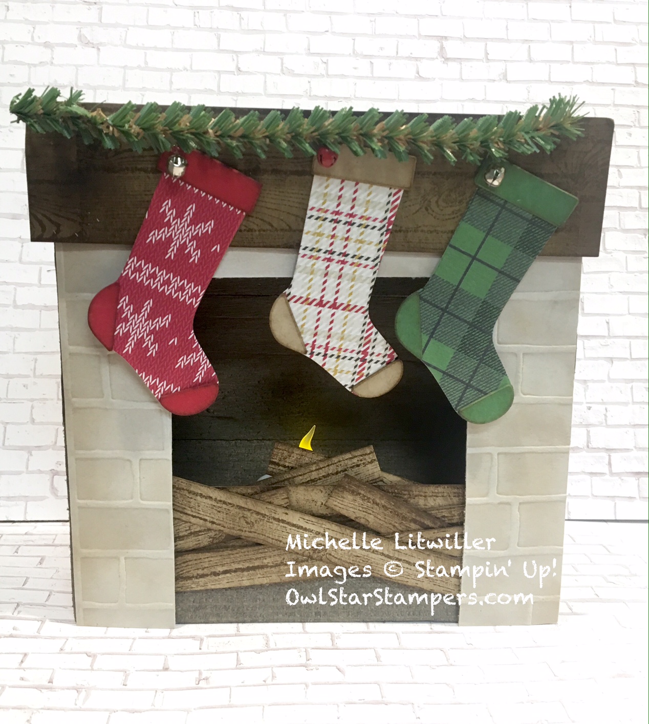 Hang Your Stocking 3D Fireplace